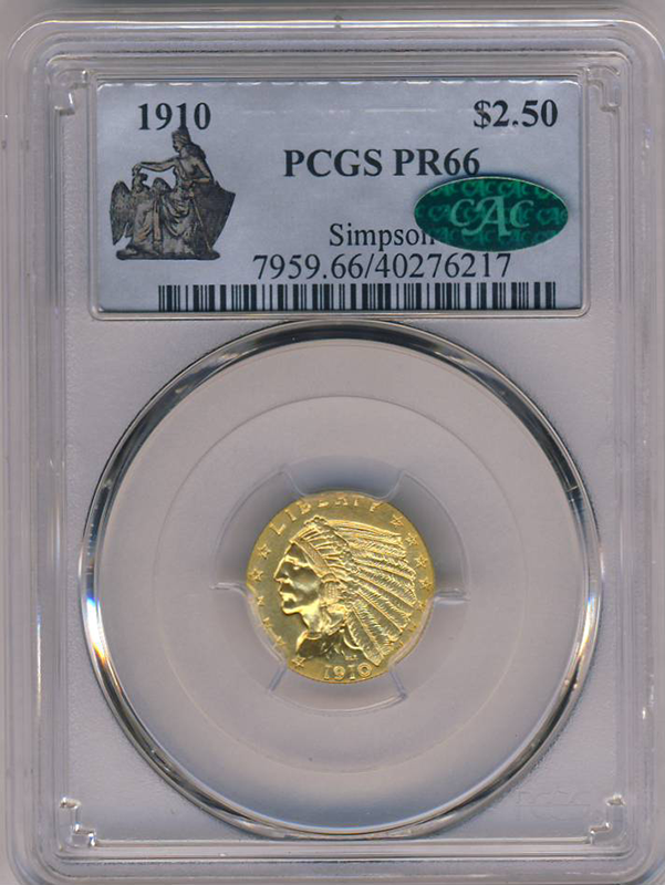 A Coin from the Legendary Simpson Collection - Blanchard and Company