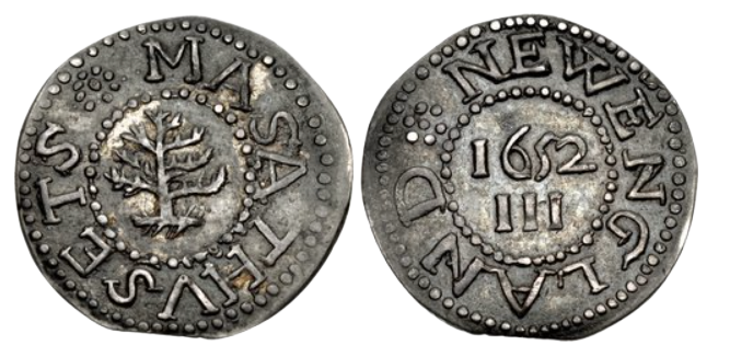 Massachusetts Coins: The First Silver Coins Struck on American Soil ...