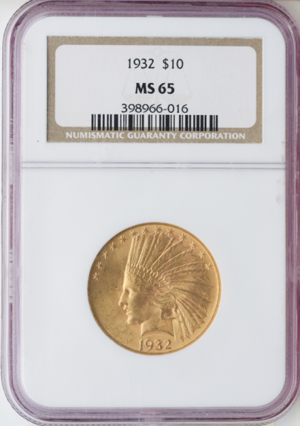 $10 Gold Indian MS65: Theodore Roosevelt's Inspired Coin Design