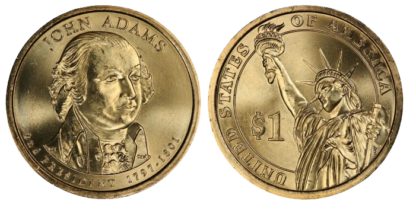8 Rare John Adams Dollar Error Coins - Blanchard and Company Rare John ...