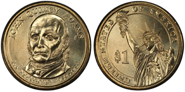 8 Rare John Adams Dollar Error Coins - Blanchard and Company Rare John ...