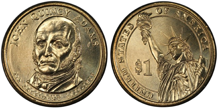 8 Rare John Adams Dollar Error Coins - Blanchard and Company Rare John ...