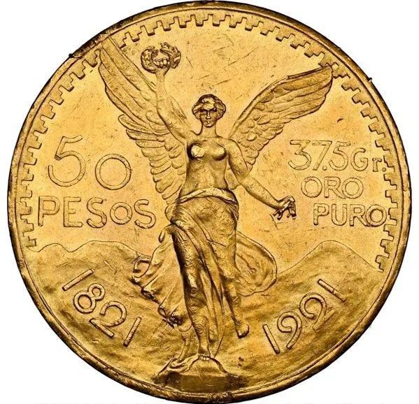 Mexican 50 Peso Gold Coin: The Centenario's History, Weight, and Value ...